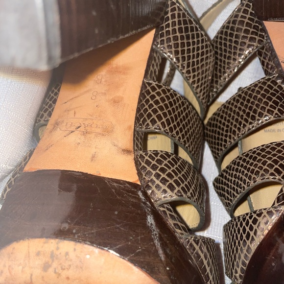 Coach | Shoes | Coach Maureen Lace Up Platform Heels | Poshmark